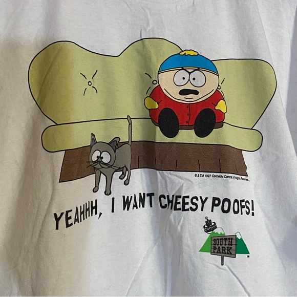 Gildan | Shirts | South Park Cartman Yeahh I Want Cheesy Poofs Xl Guc ...